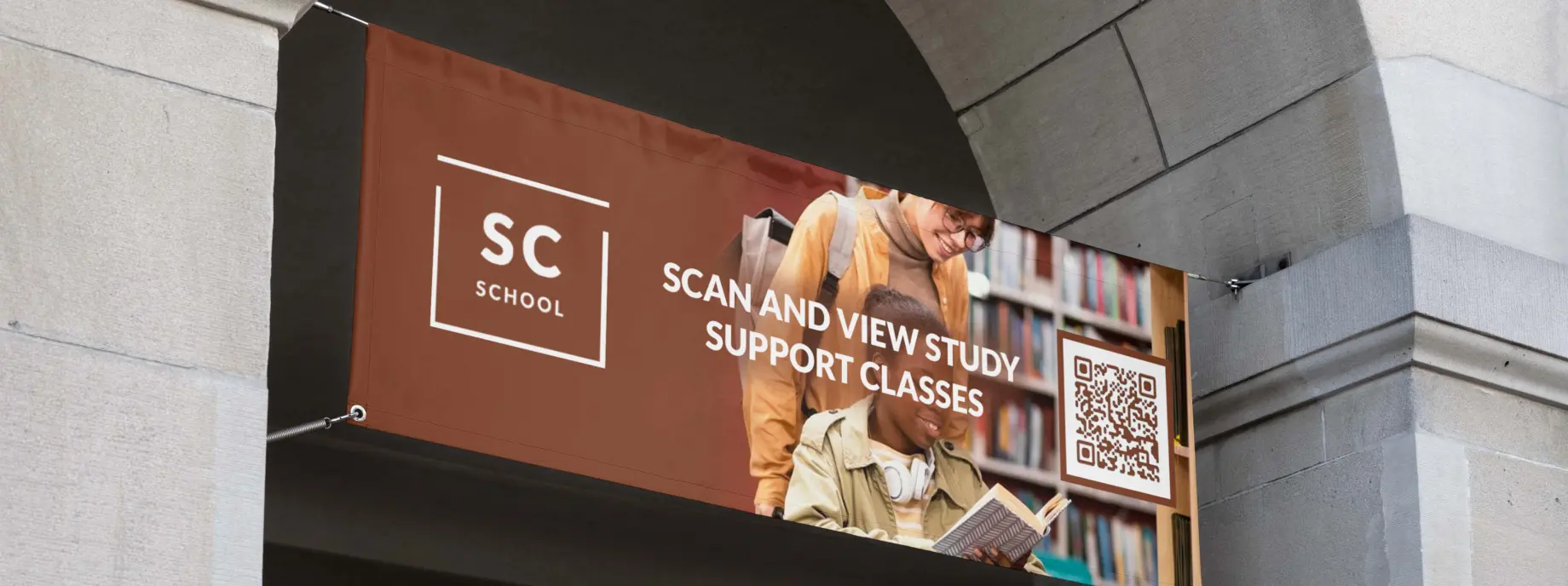 QR Codes on Banners