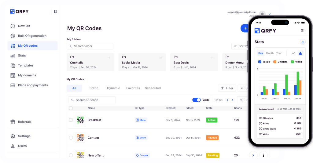 Gerador de QR Code - Crie QR Codes Gratuitos