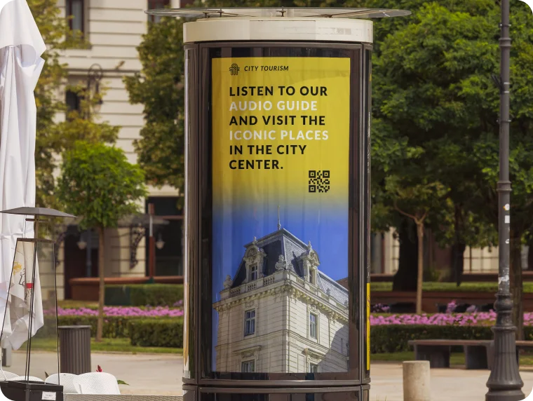 QR codes in Street signs
