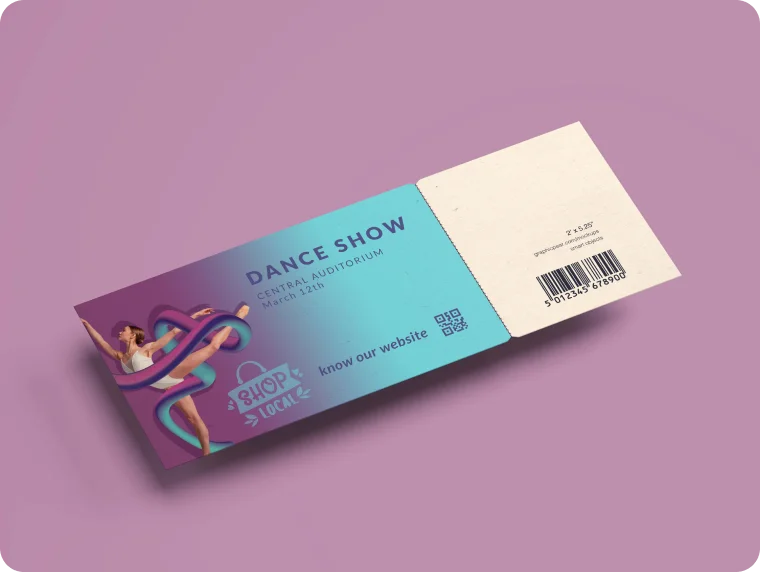 QR codes on Tickets